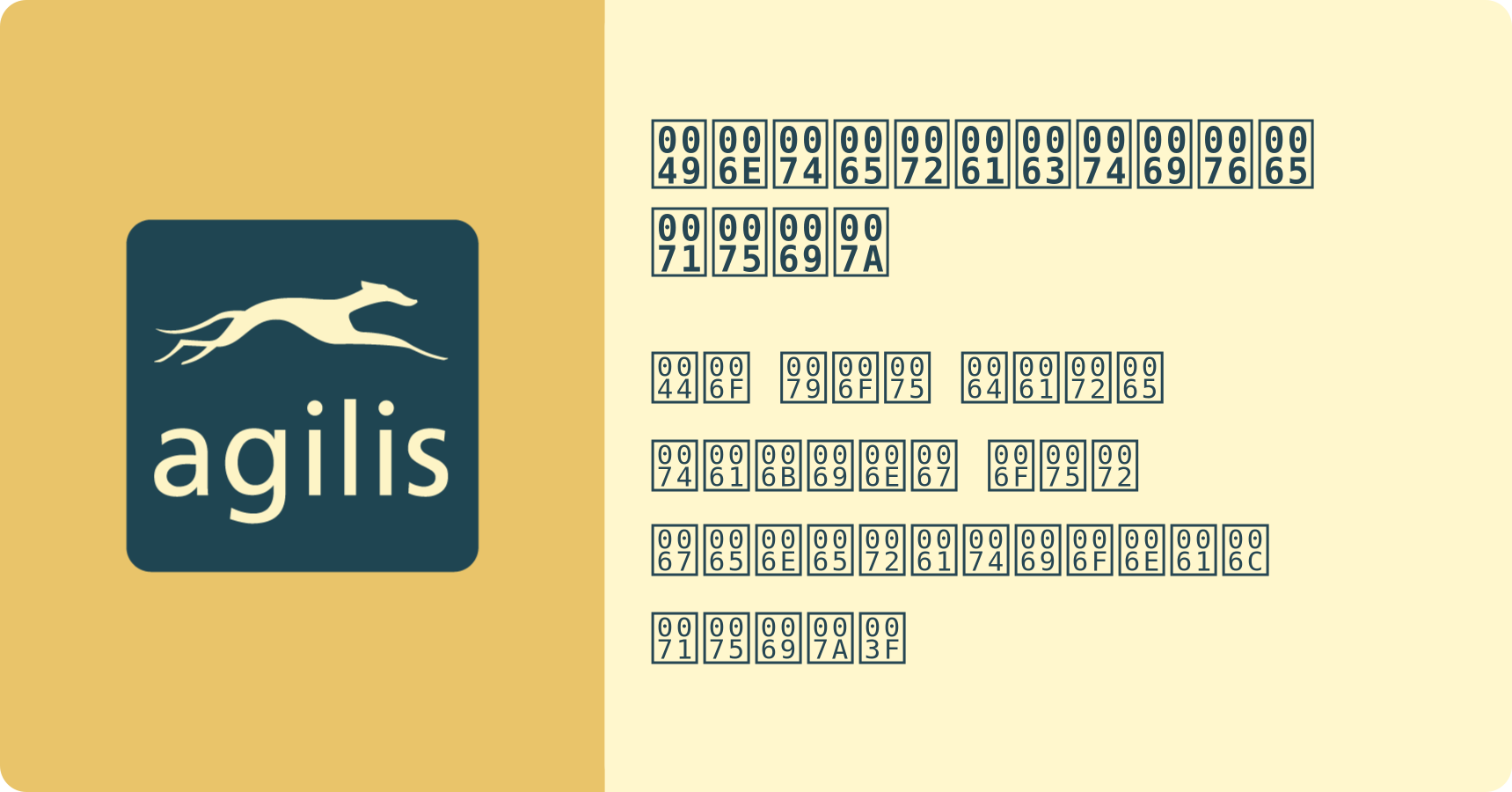 Interactive generational quiz | AGILIS